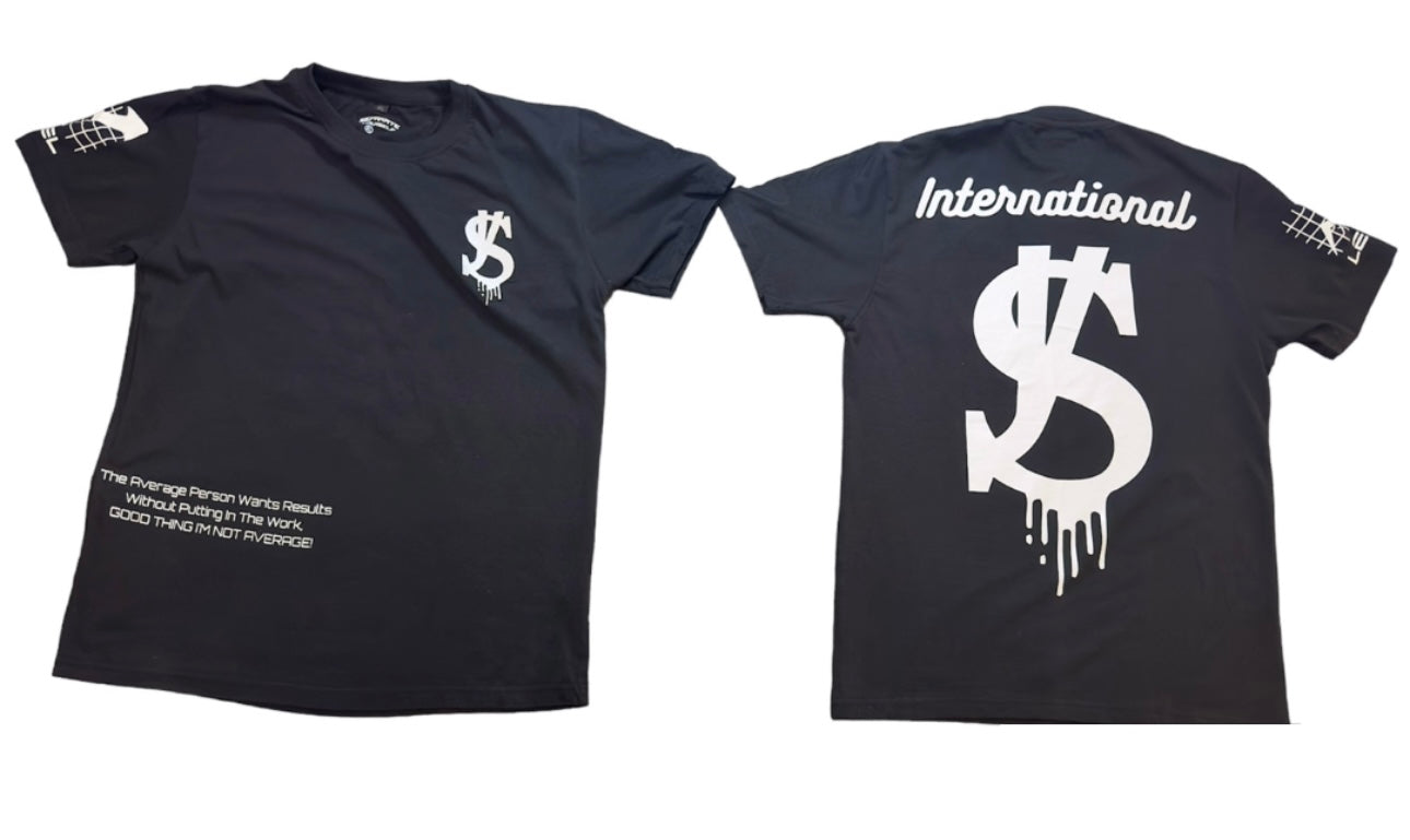 Refuse To Be Average Black T-Shirt – Separate Yourself